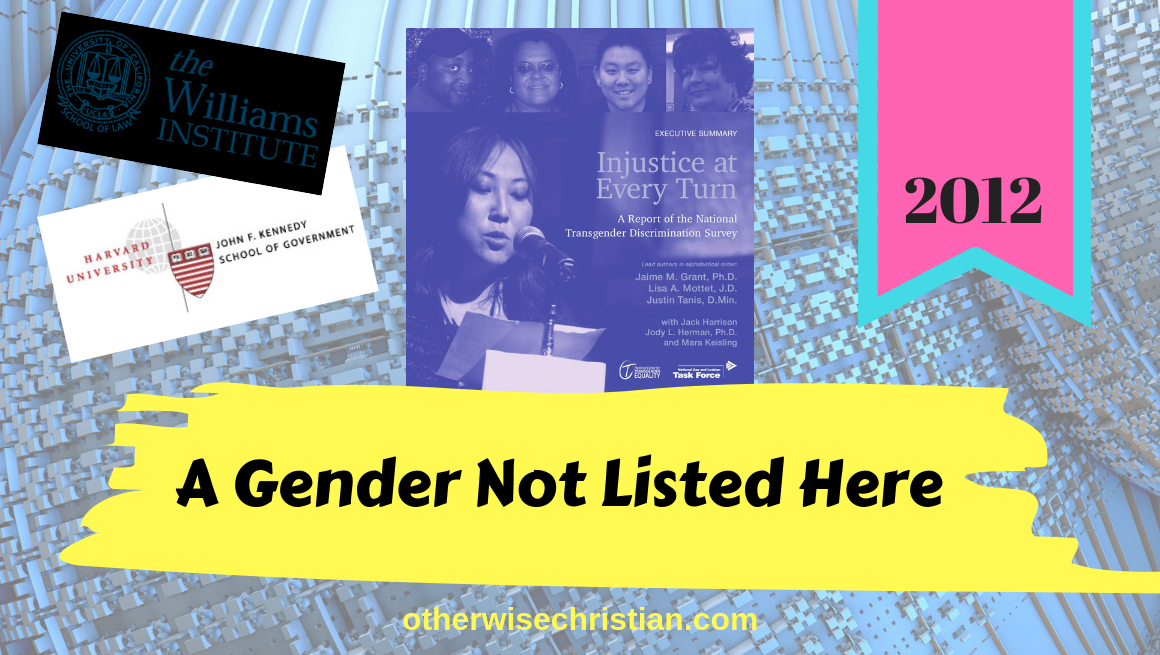 A Gender Not Listed Here, 2012 – OtherWise Christian